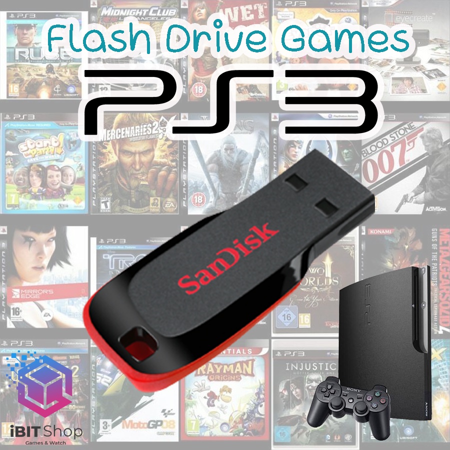 Flash Drive Game PS3 เลือกเกมส์เองได้ สำหรับเครื่อง PS3 แปลง Multiman ...