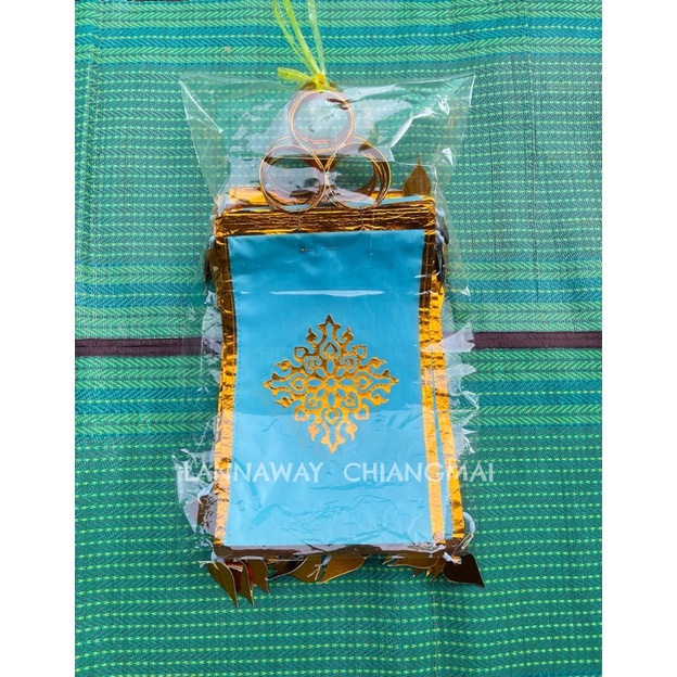 ตุงไชยล้านนา ตุงมงคลทางเหนือ กว้าง9นิ้วยาว2เมตร ตุงถวาย ตุงตกแต่ง ...