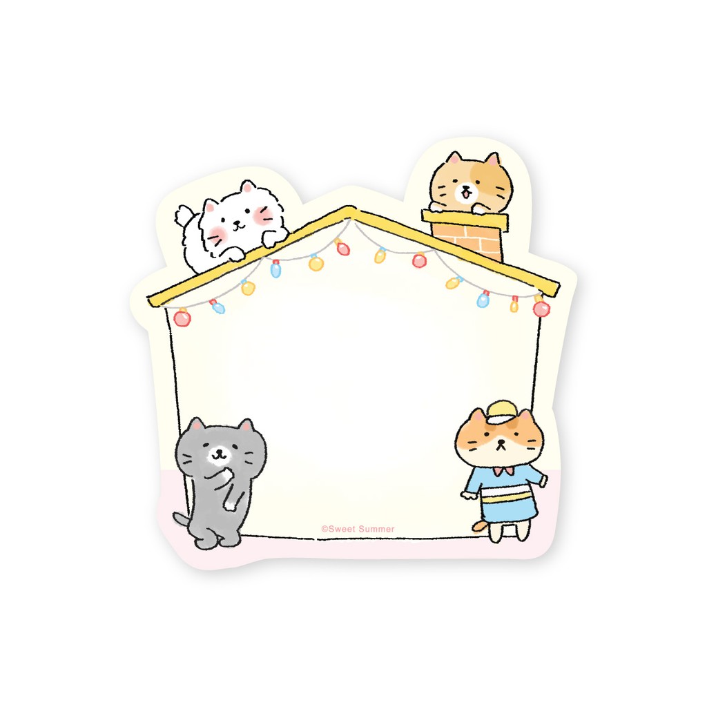 สวีทซัมเมอร์ : กระดาษอวยพร : ชุดที่ 1 : ลาย Little Amiko / Cat Company ...