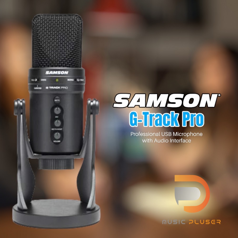 Samson G-Track Pro – Professional USB Microphone with Audio Interface ...