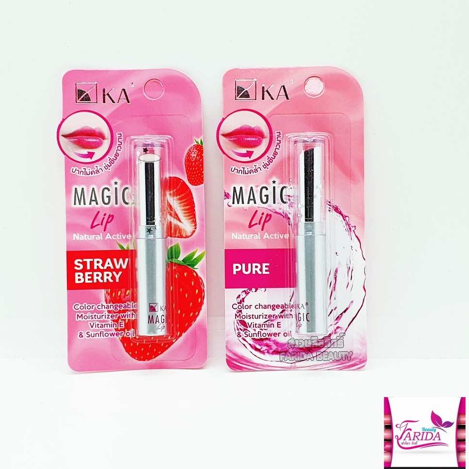 1แท่ง KA Magic Lip 2.2g เคเอ เมจิก ลิป มัน บาล์ม เซเว่น มี2กลิ่น ...