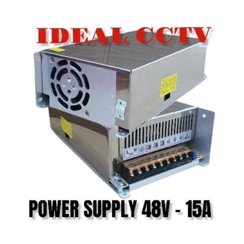Switching Power Supply PSU 48V 15A คุณภาพสูง 48 โวลต์ 15 Ampere พัดลม ...