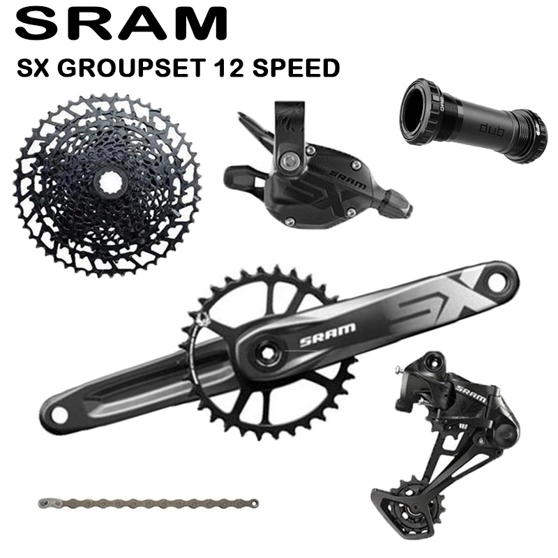 ชุดเกียร์ SRAM SX Eagle Groupset Eagle DUB 12-speed Groupset 11-50 ...
