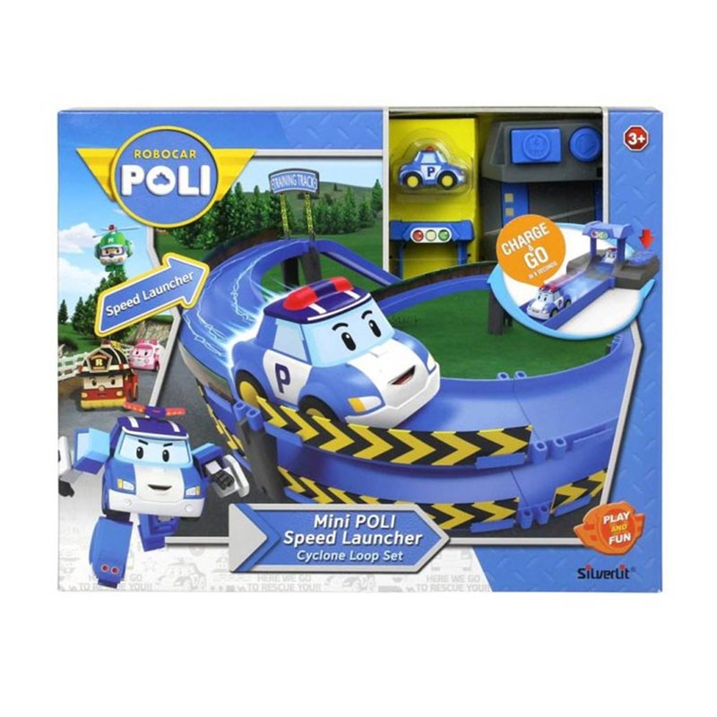 Robocar Poli - Speed Launcher Cyclone Loop Playset ชุดรถ Robocar Poli ...