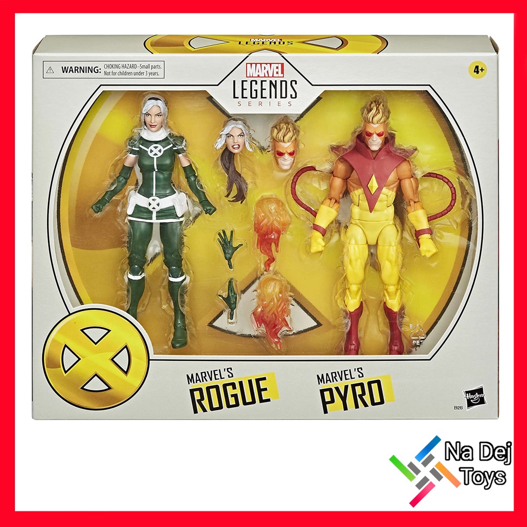 Marvel Legends Rogue & Pyro 2-Pack 6" Figure มาเวล เลเจนด์ โร้ค & ไพโร ...