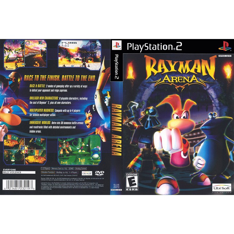 RAYMAN ARENA [PS2 US : DVD5 1 Disc] | Shopee Thailand