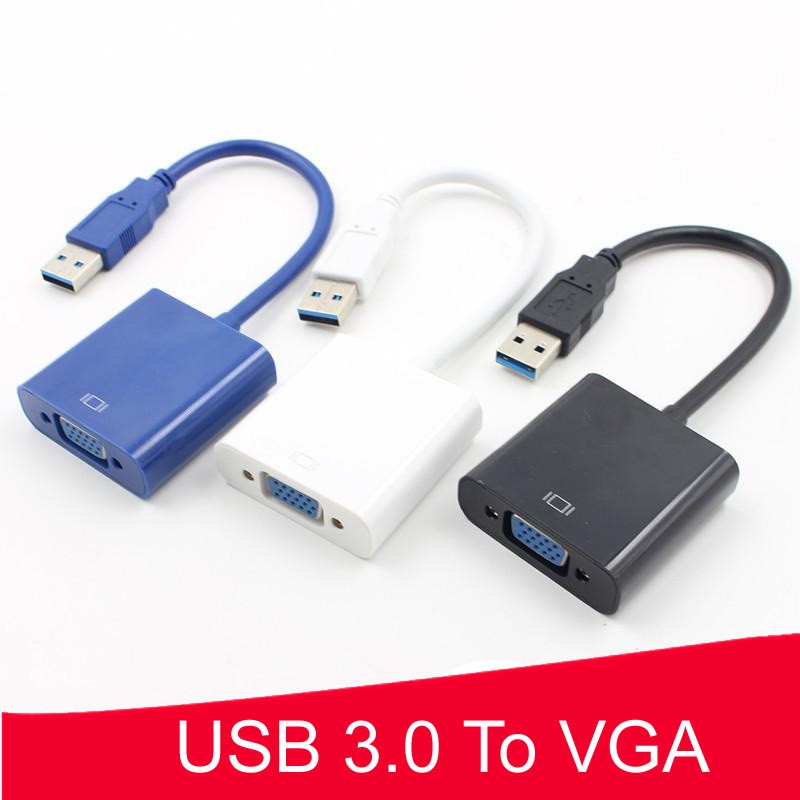 Usb 3.0 เป็น VGA 1920x1080p Multi-Display Video Graphic Card อะแดปเตอร์ ...
