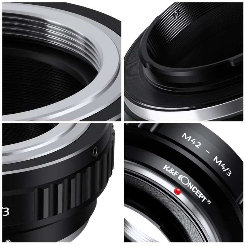 K&F M42 Lenses Adapter to M43 MFT Mount Panasonic,Olympus Camera (KF06 ...