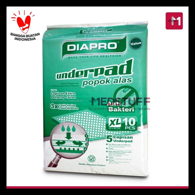 Underpad DIAPRO ทรีตเมนต์ ALAS 60 X 90 ซม. 10 แผ่น | Shopee Thailand