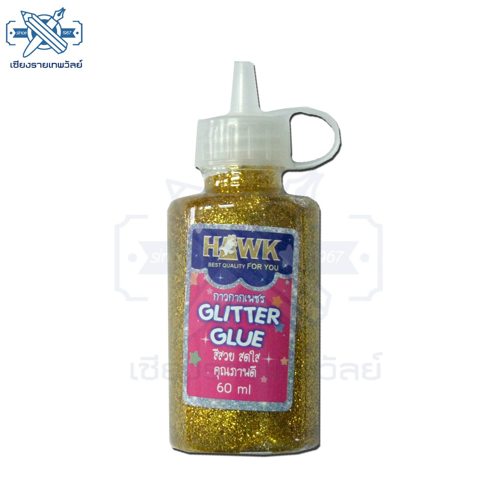 Hawk กาวกากเพชร Glitter Glue ขนาด 60 ml. | Shopee Thailand