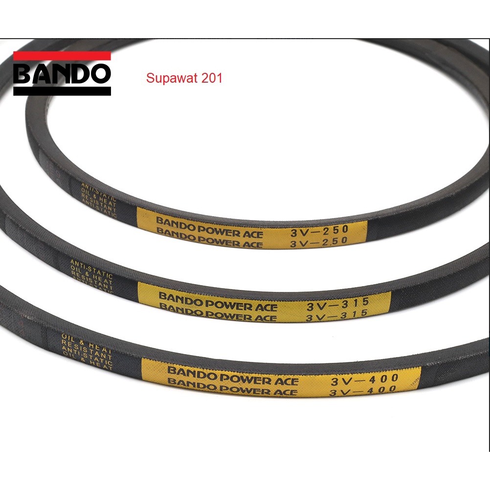 BANDO สายพาน สายพานร่องวีหน้าแคบ Bando Power Ace 3V หน้ากว้าง 9.5mm หนา ...