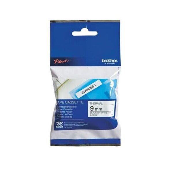 Brother mk-221 9mm Black on White Label Tape รุ่น M-K221 | Shopee Thailand