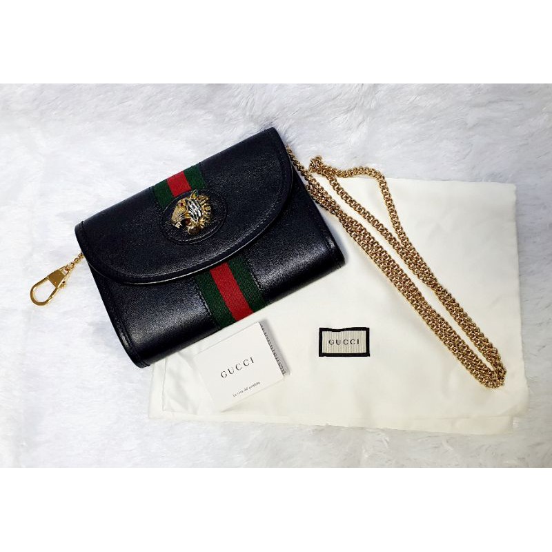 Gucci Rajah Mini Chain Crossbody ปี 20 Model 573797 #ของแท้ #พร้อมส่ง ...