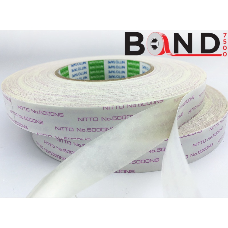 NITTO NO.5000NS เทปกาวสองหน้าแบบบาง หนาเพียง 0.16 มิลลิเมตร TISSUE TAPE ...