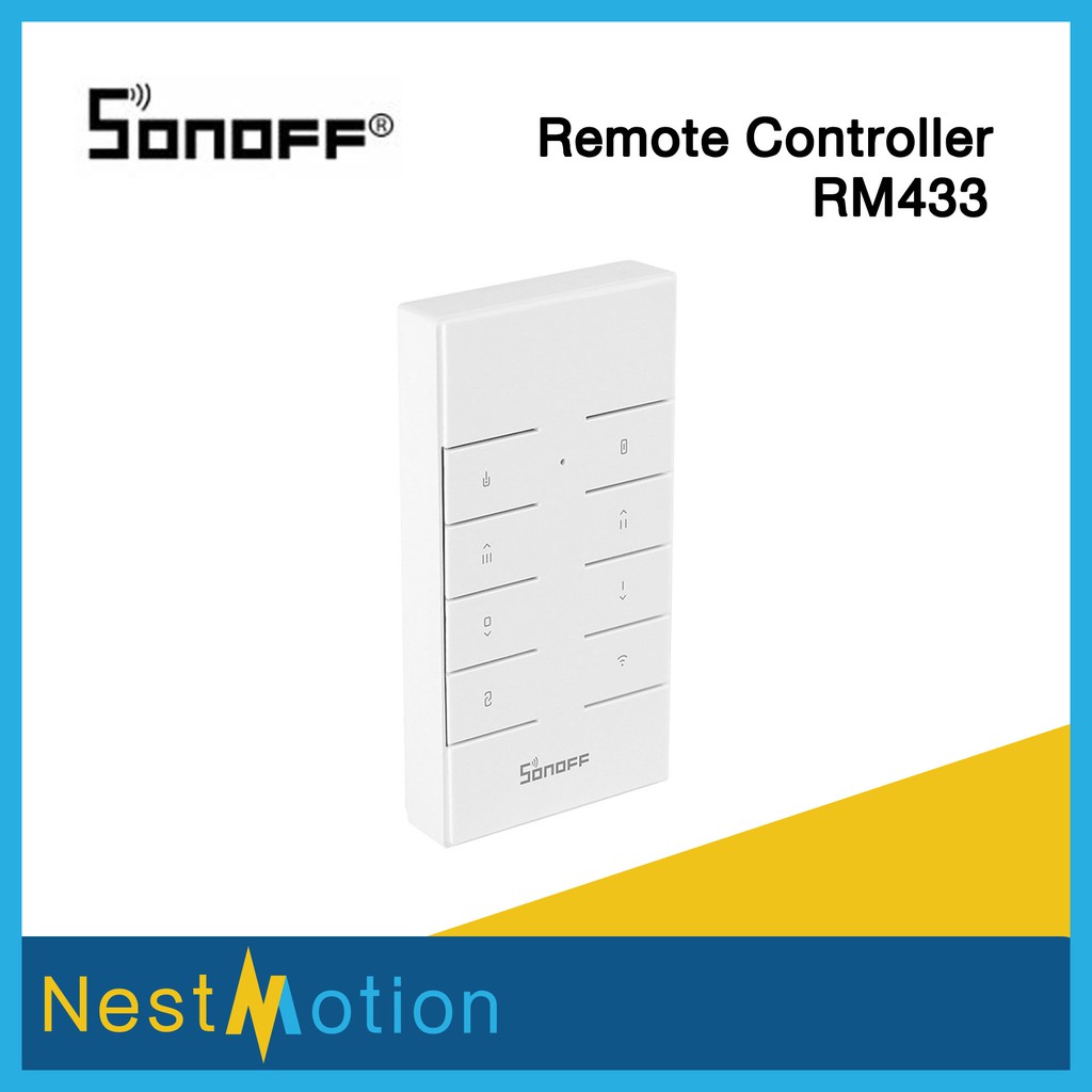 SONOFF RM433 รีโมทคอนโทรล + ฐาน remote controller ประกัน 1 เดือน | Shopee Thailand