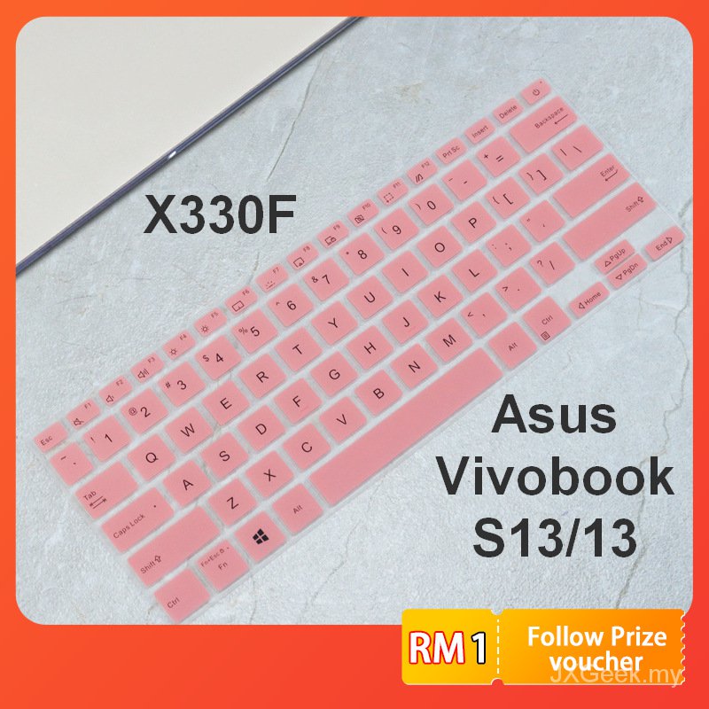 ฝาครอบคีย์บอร์ด ASUS Vivobook S13 X330F ASUS คีย์บอร์ดป้องกันซิลิโคนอ่อนนุ่ม Adolbook 13 2020 13 ...
