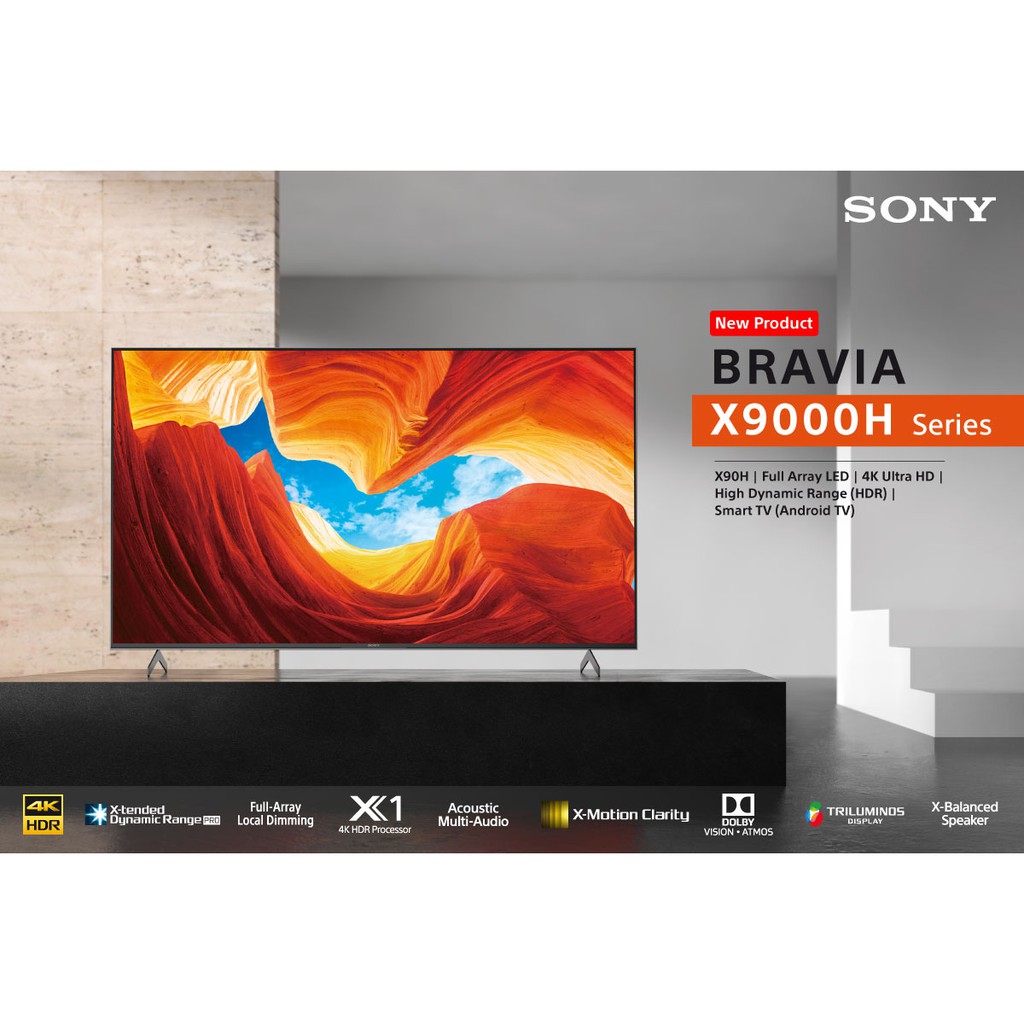 SONY 65X9000H | Full Array LED | 4K Ultra HD | High Dynamic Range (HDR ...