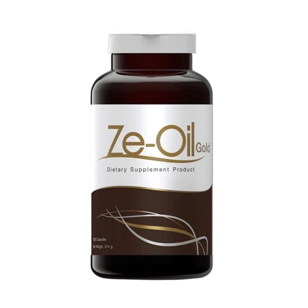 Ze-Oil Gold ซีออยล์ น้ำมันสกัดเย็น 4 ชนิด 1 ขวด บรรจุ 300 แคปซูล 14000 ...