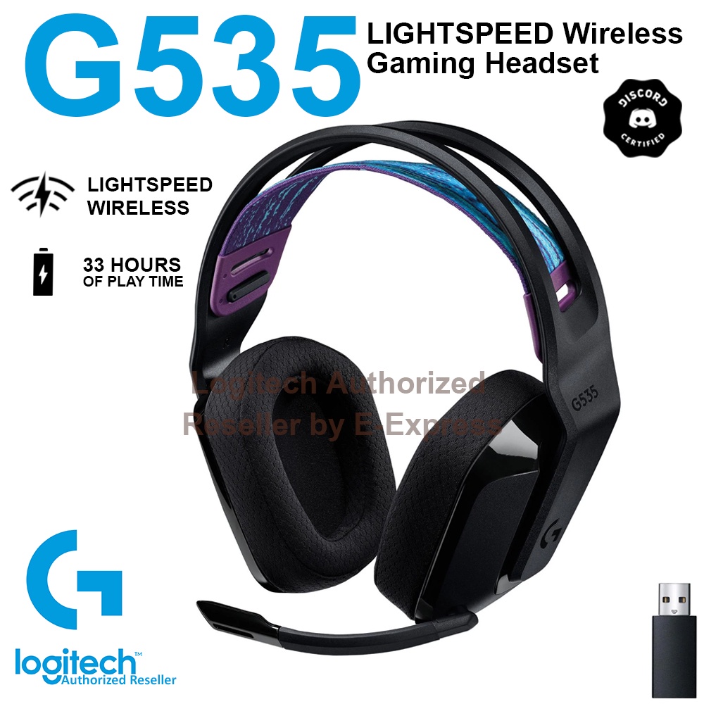Logitech G535 LIGHTSPEED Wireless Gaming Headset หูฟังเกมมิ่งไร้สาย สี ...