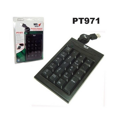 SE MD-Tech คีย์บอร์ดตัวเลข KEYPAD เก็บสาย MD TECH รุ่น PT971 | Shopee ...