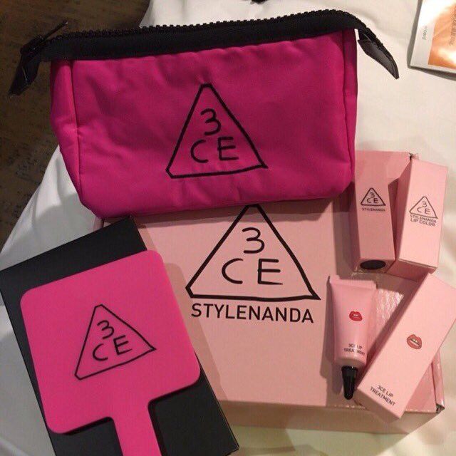 (พร้อมส่ง! แบบหาร) 3CE PINK BOX SET ของแท้100% | Shopee Thailand