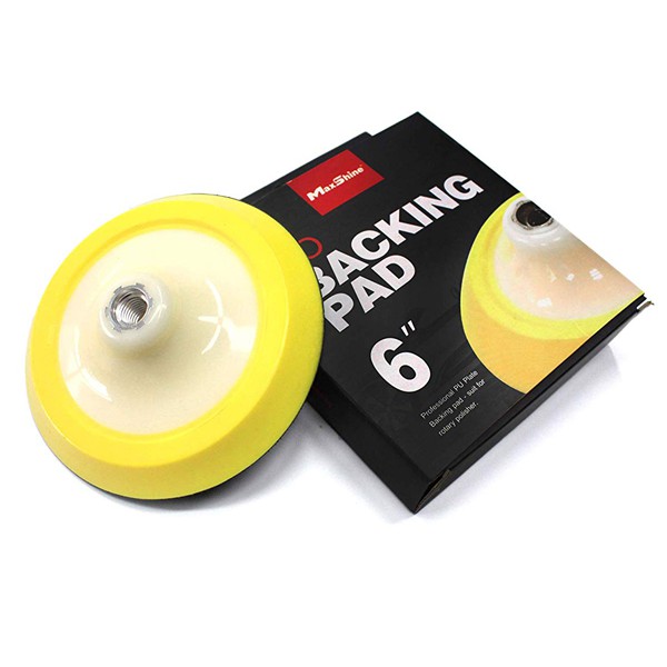 MAXSHINE Rotary Yellow PU Backing Pad ขนาด 5",6" แป้นหนามเตย สำหรับ ...