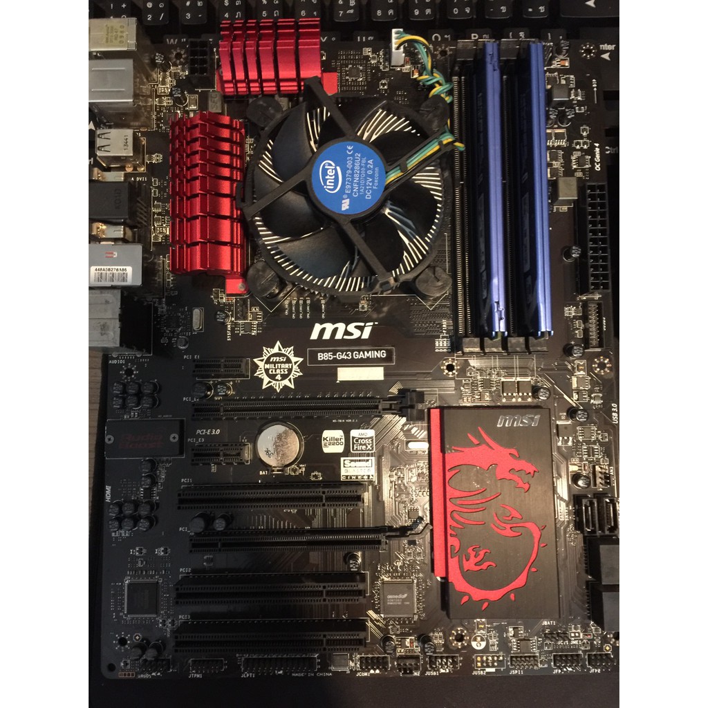 CPU:Intel Core i5 เจน 4440 3.10 GHz Ram : HYPER-X KING 4X2 8 GB DDR3 ...