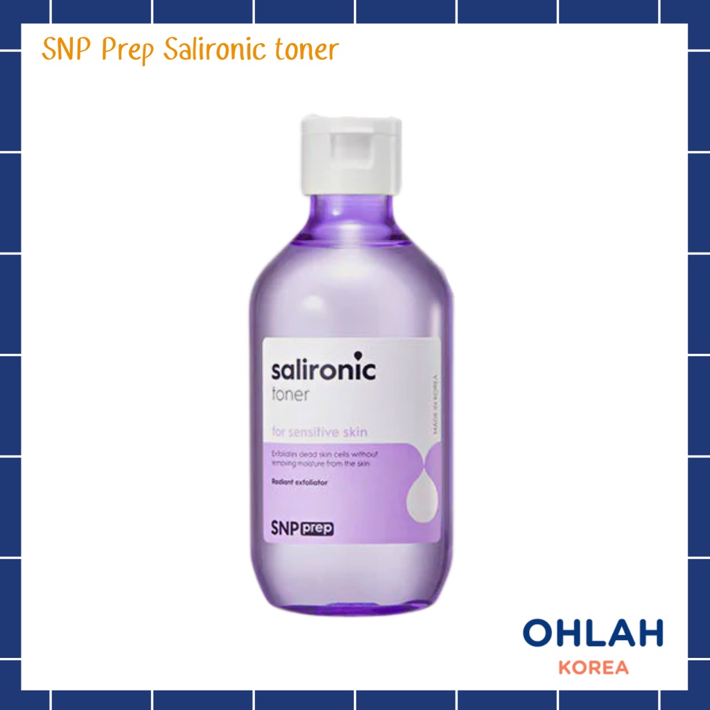 (พร้อมส่ง/แท้ 100%) SNP Prep Salironic toner โทนเนอร์ช่วยพลัดเซลล์ผิว ...
