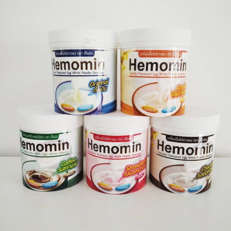 Hemomin ฮีโมมิน โปรตีนไข่ขาว ชนิดผง 400g ไข่ขาวผง | Shopee Thailand