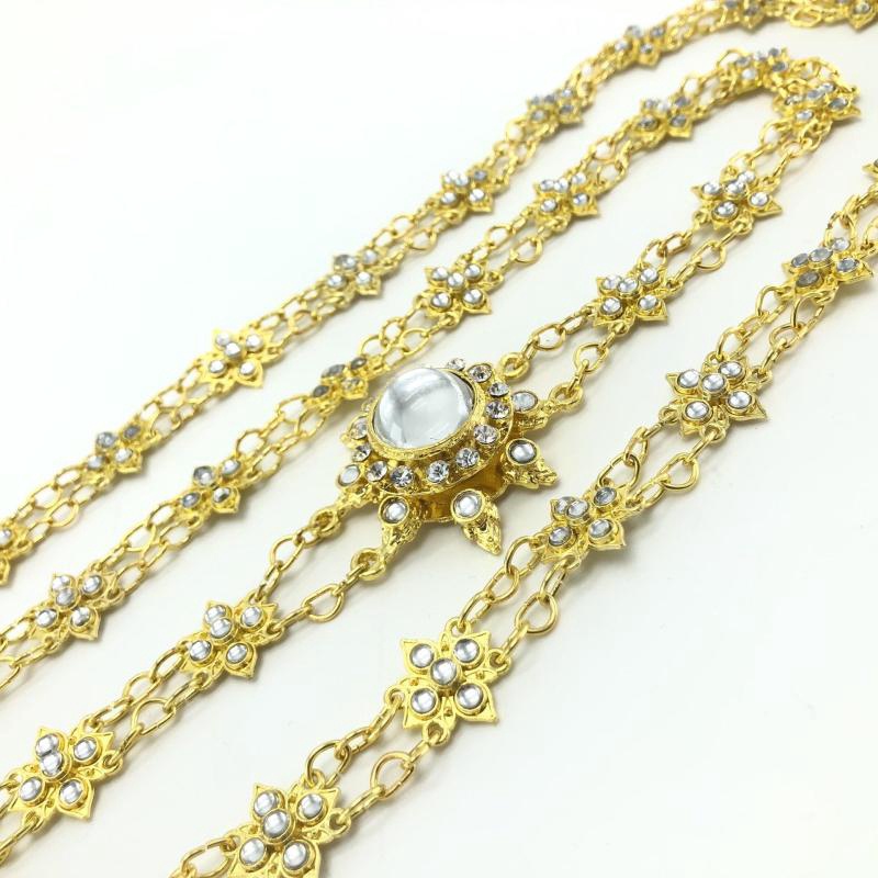 SY Vintage Jewelry สร้อย สังวาลย์ ลงยา ชุดไทย ประดับ เพชรพลอย | Shopee ...