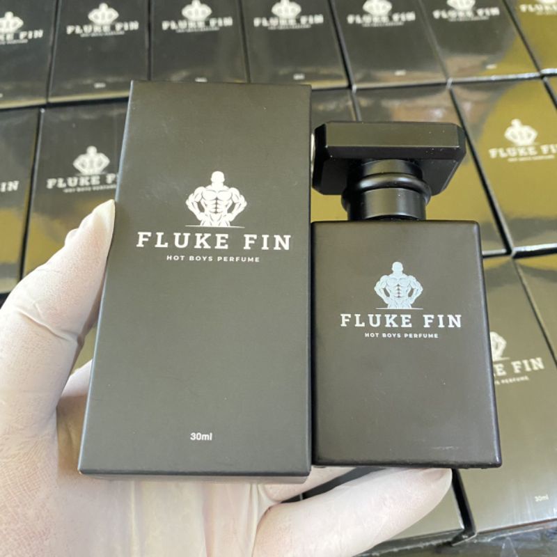น้ำหอม Fluke Fin กลิ่น hot boys เหมาะสำหรับคุณผู้ชายแมนๆ ดูอบอุ่น 30 ML ...