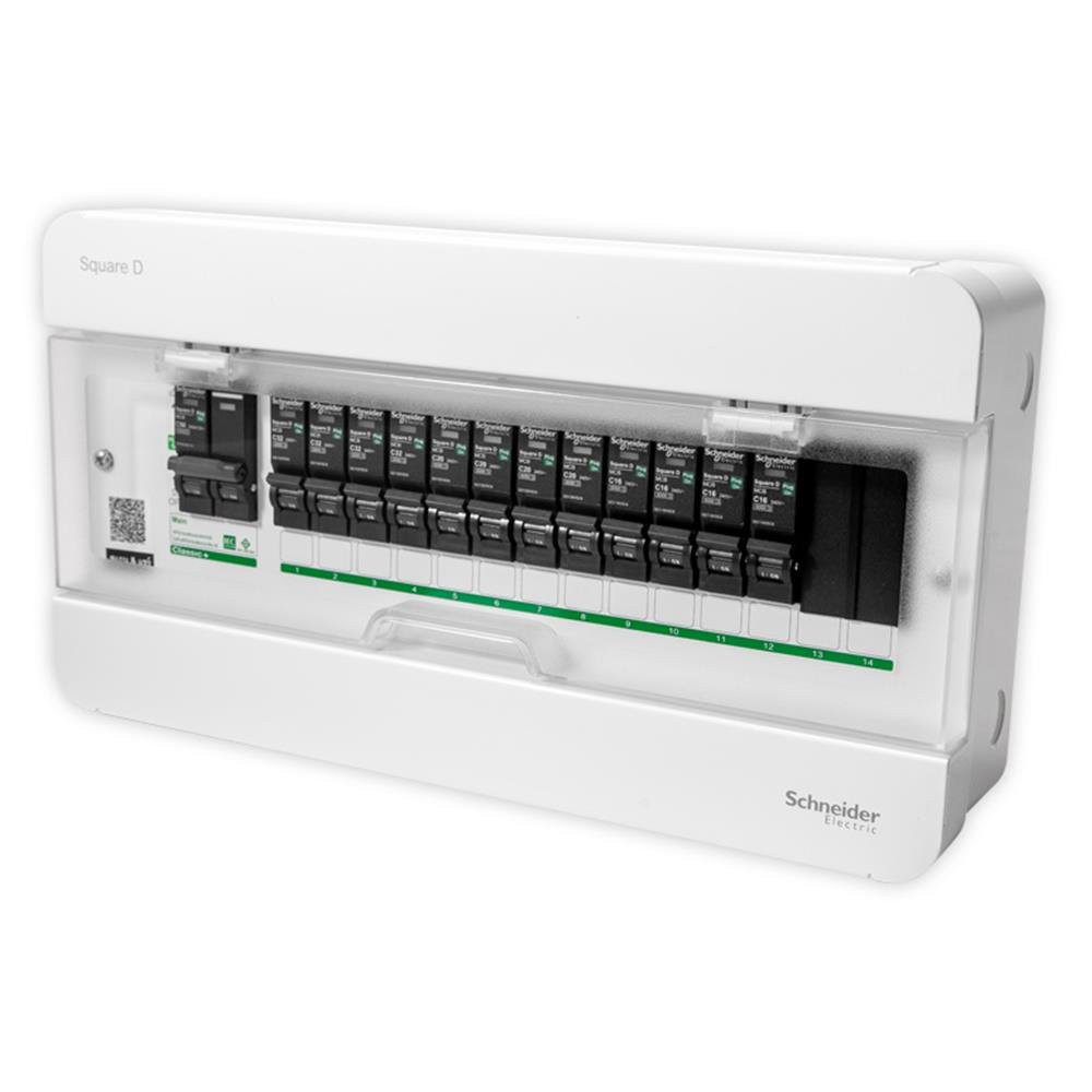 ตู้ไฟฟ้า ตู้ C-UNIT SET SCHNEIDER MAIN 50A 14 ช่อง เบรกเกอร์ ตู้ไฟ งานระบบไฟฟ้า CONSUMER UNIT ...