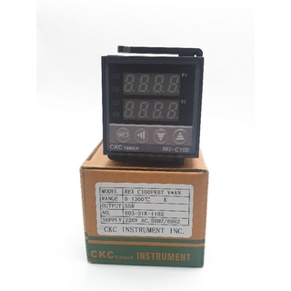 REX-C100FK07-V*AN ssr relay 1300องศา ของใหม่ tampPIDควบคุมอุณหภูมิดิจิตอลควบคุมT Hermocouple REX ...