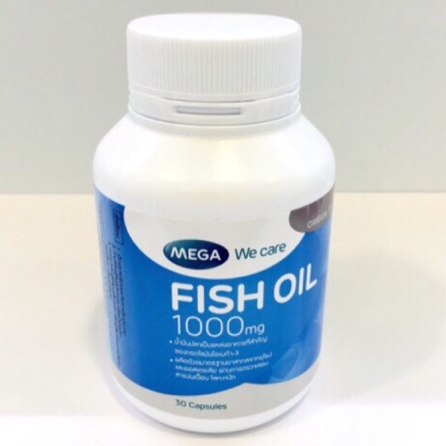 Mega Fish oil (น้ำมันปลา) 30 แคปซูล เมก้าวีแคร์ | Shopee Thailand