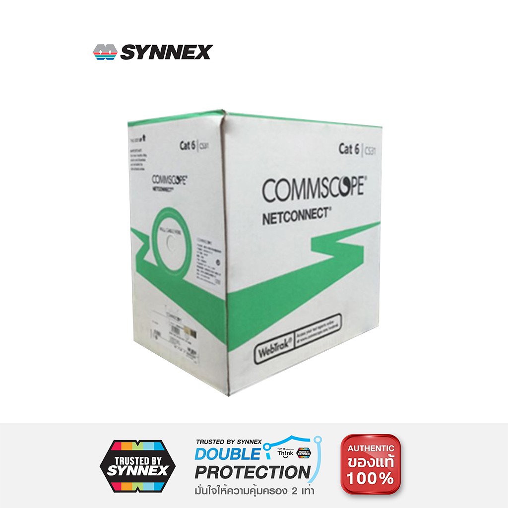 COMMSCOPE CABLE,CAT6,4P,UTP,23AWG,LSZH,WT,305M,(UNSHIELDED) (884036414/ ...