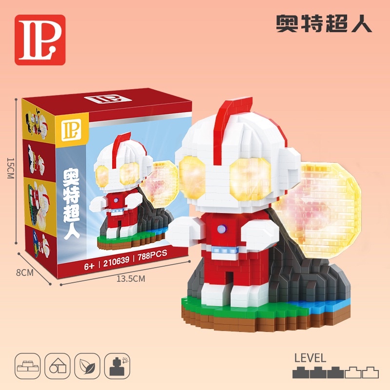 เลโก้นาโน Size XXL - LP 210636 - 210639 Ultraman มีไฟ | Shopee Thailand