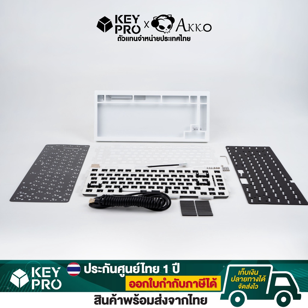 คีย์บอร์ด AKKO MOD 006 เคสอลูมิเนียม ขนาด 75% RGB Hotswap Aluminum ...