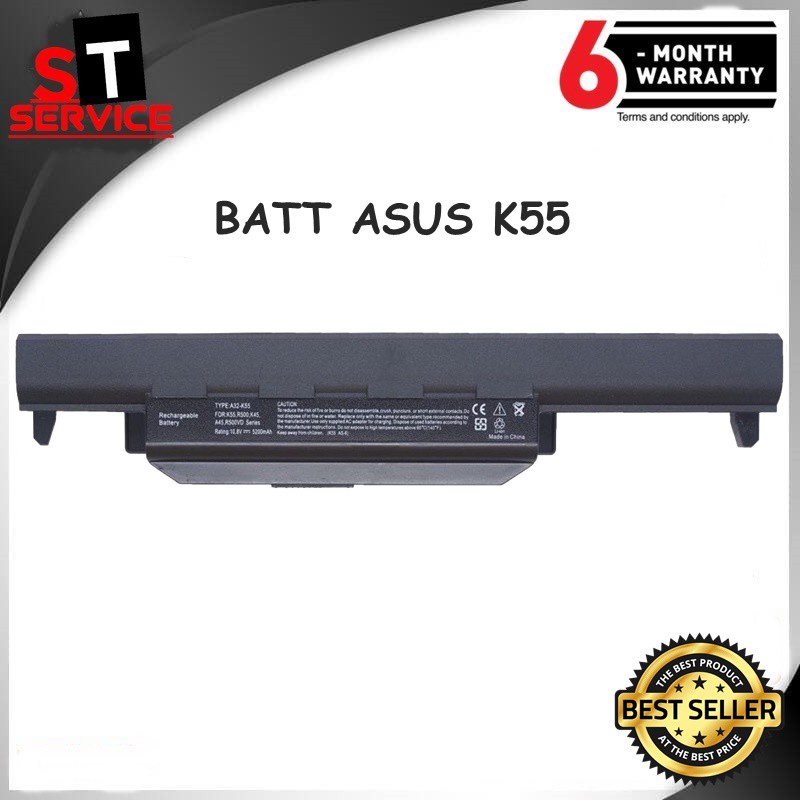แบตเตอรี่ A32-K55 Asus A45 A55 A75 K45 K55 K75 SERIES | Shopee Thailand