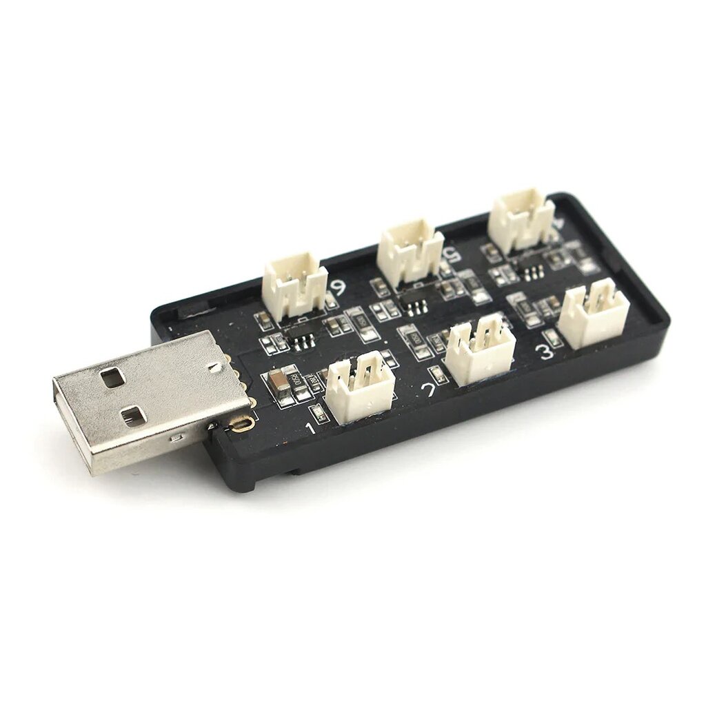 Charger 6-Port 1S LiPo USB PH2.0 for Tinyhawk / Nanohawk / mobula ...