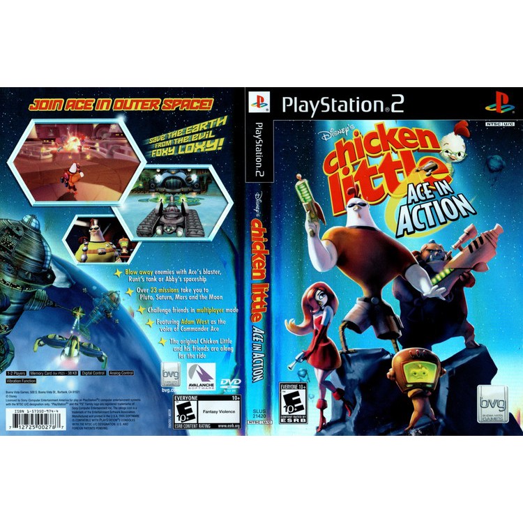 CHICKEN LITTLE ACE IN ACTION [PS2 US : DVD5 1 Disc] | Shopee Thailand