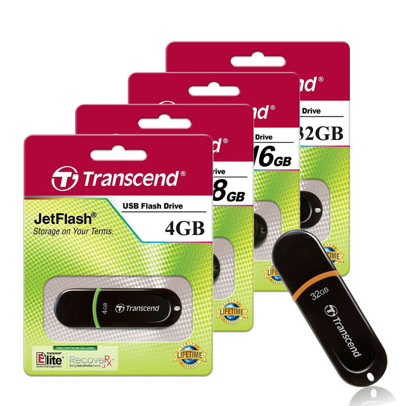Pendrive Transcend Flash Drive 64GB 32GB 16GB 8GB 4GB USB 2.0 Stick U ...