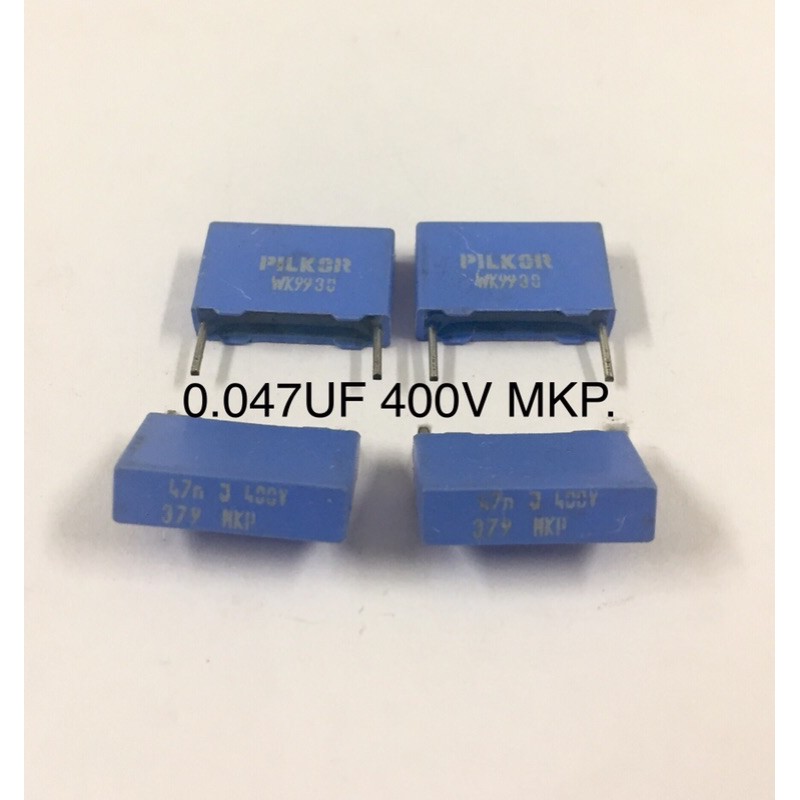 10ชิ้น 0.047UF 400V MKP. (47n = 473NJ = 47NF)ขาห่าง15มิลลิเมตร ...