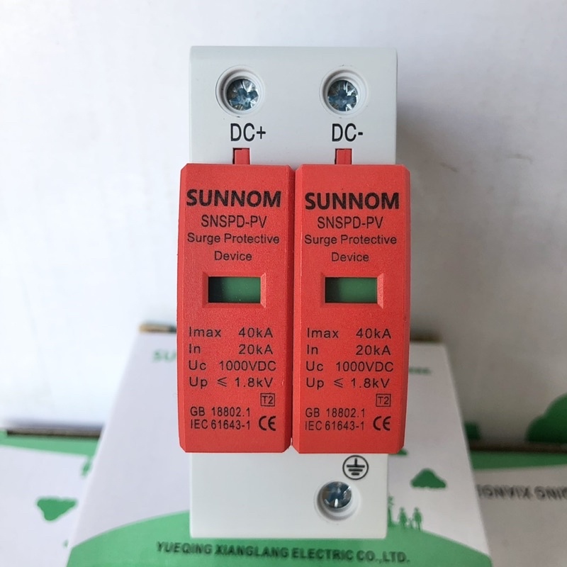 กันฟ้าผ่า DC (ยี่ห้อ SUNNOM) | SPD DC | Shopee Thailand