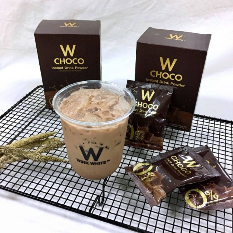 W Choco ดับเบิ้ลยู ช้อคโก้ โกโก้ชงพร้อมดื่ม ช่วยลดหิว | Shopee Thailand