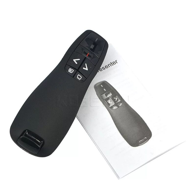 Mini Wireless Laser Pointer Presenter Receiver R400 2.4Gรีโมทคอนโทรลสี ...