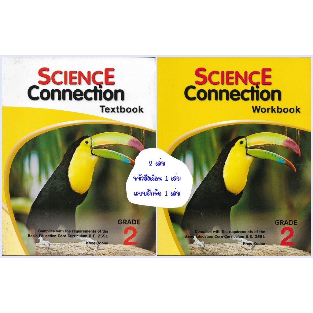 (2books/set) แบบเรียนวิทยาศาสตร์ประถมศึกษา เนื้อหาเป็นภาษาอังกฤษ ตรงตาม ...