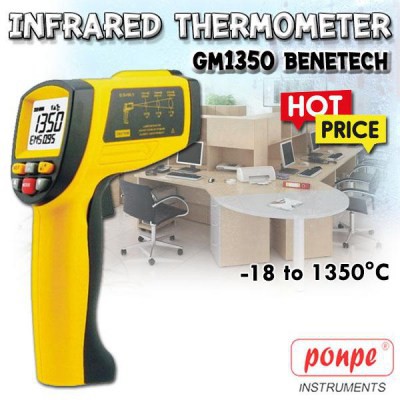 GM1350 / BENETECH เครื่องวัดอุณหภูมิ อินฟราเรด 1350C | Shopee Thailand