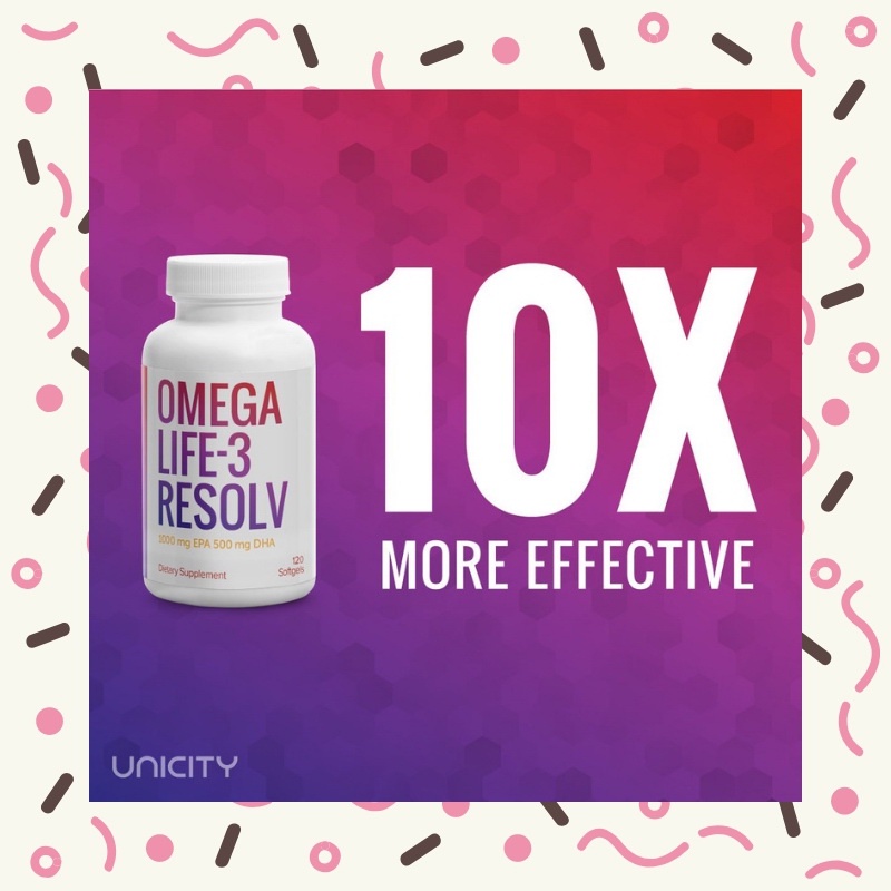 Omega Resolve Unicity Omega Life-3 Resolv 120 เม็ด | Shopee Thailand