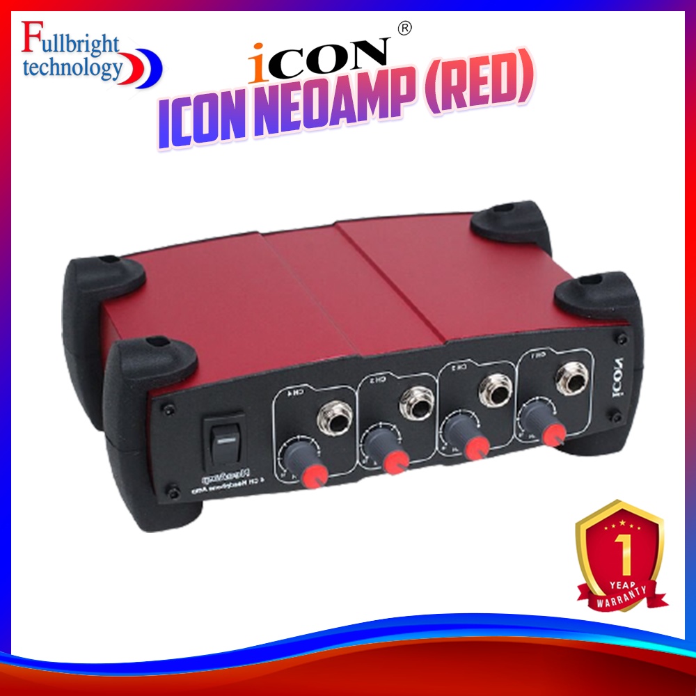 iCON NeoAmp แอมพลิฟายเออร์สำหรับหูฟัง 4 ช่อง รับประกันศูนย์ไทย 1 ปี ...