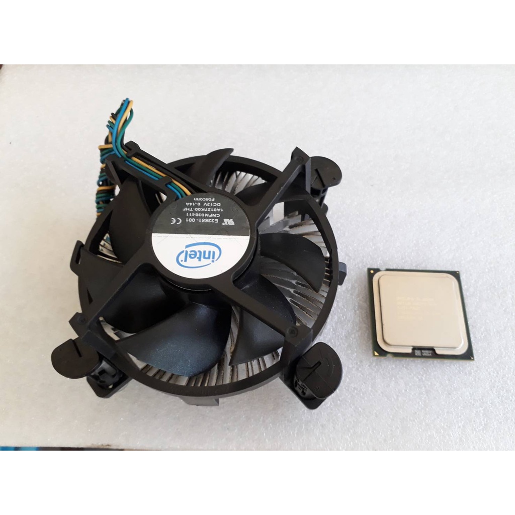 CPU INTEL 775 Core2Quad Q8400 (4 คอร์ 4 เทรด) พร้อมซิงค์พัดลมอินเทล ...